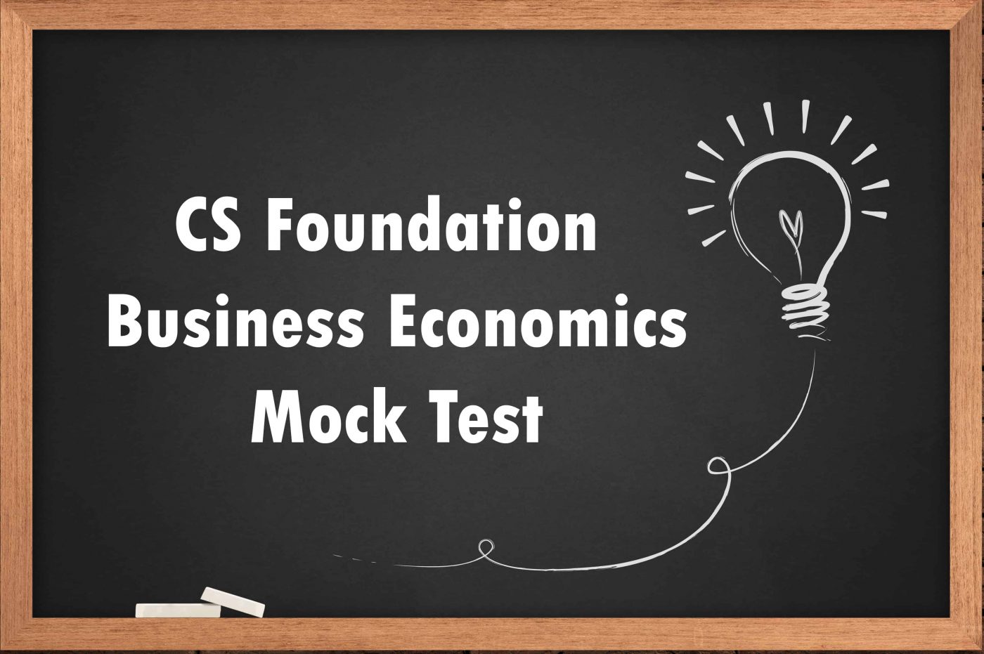 CS Foundation Business Economics Mock Test | CSCARTINDIA
